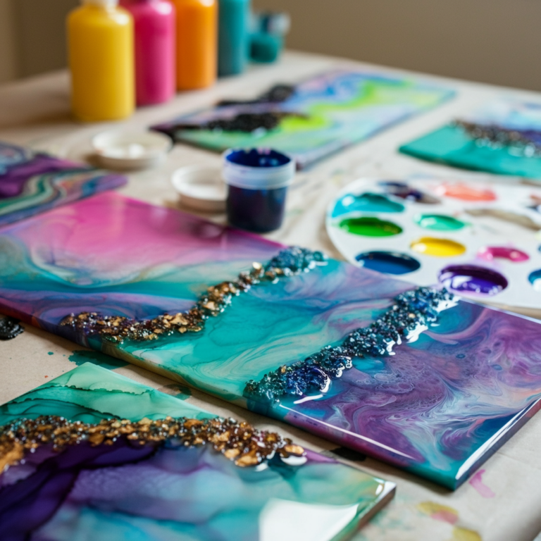 Mastering Fluid Art Techniques: Unleash Your Creativity with Swirls and ...